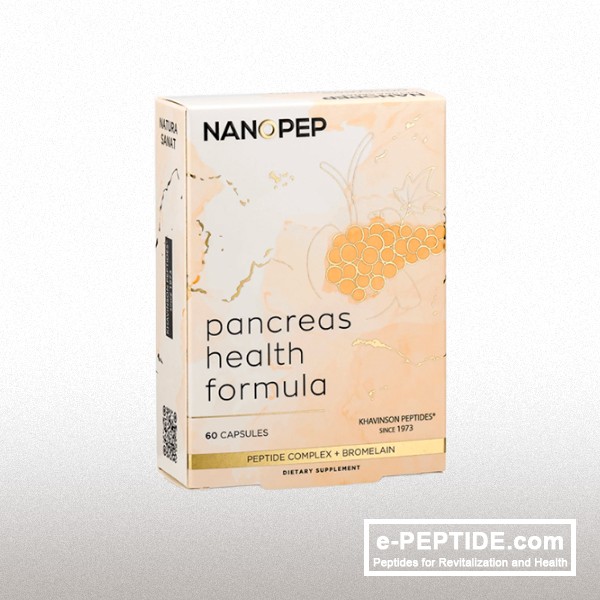 PANCREAS NATURA SANAT® - Exclusive Peptide Complex with Bromelain.
